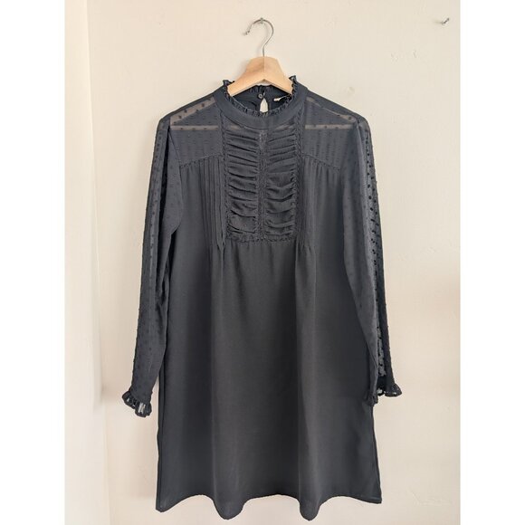 Zara | Dresses | Zara Black Mini Dress | Poshmark